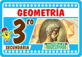 GEOMETRÍA ≫ Tercero de Secundaria ≫ 28 Fichas GRATIS